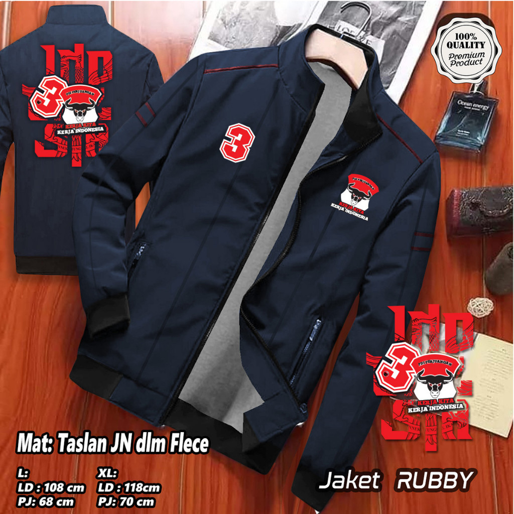 Jual [LOOK STYLISH] JAKET PARTAI PDI PERJUANGAN TERBARU 2024 / JAKET ...