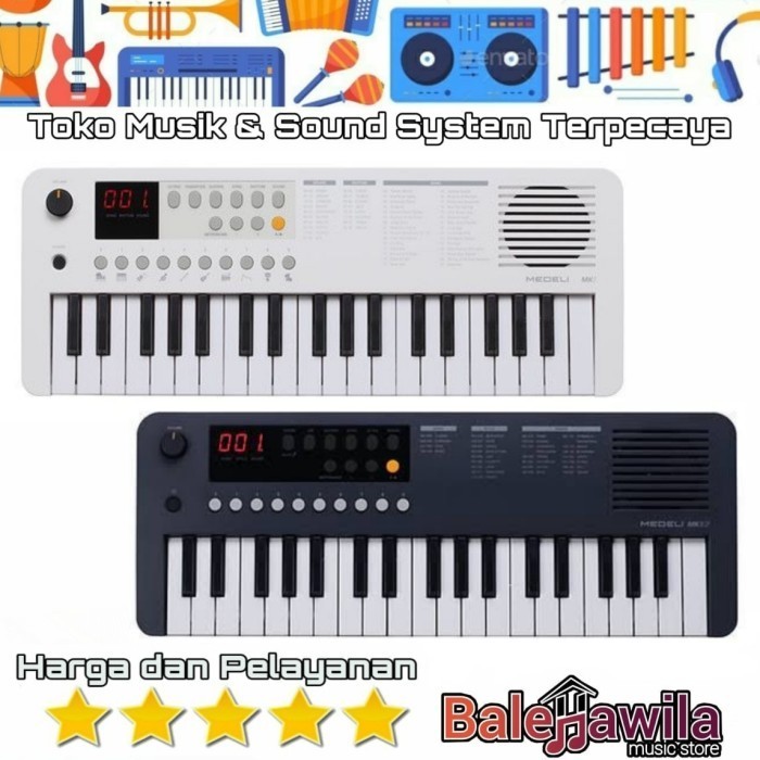 Jual NEW!!! Medeli Electronic Keyborad Mini Keyboard Medeli MK1 MK 1 ...