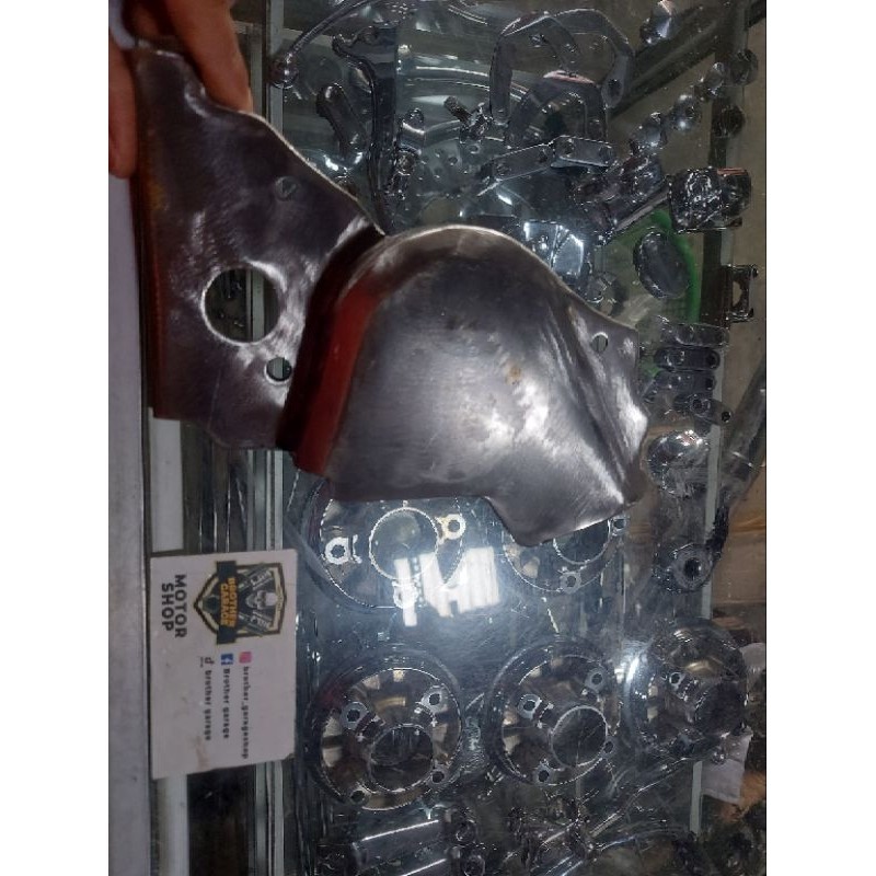 Jual TUTUP GIGI TARIK DEPAN SCORPIO BESI(BAHAN UNTUK DICHROME) | Shopee ...