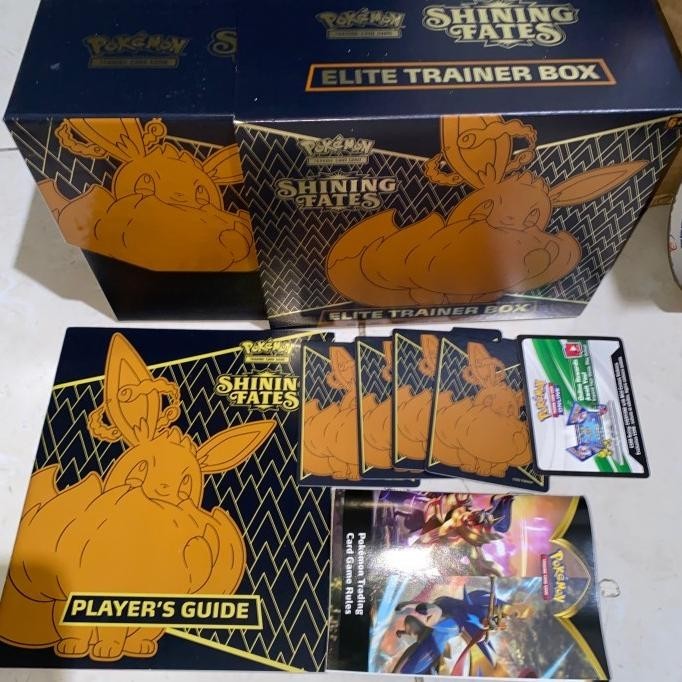 Jual Pokemon Empty Storage Box Elite Trainer ETB Shining Fates Eevee ...
