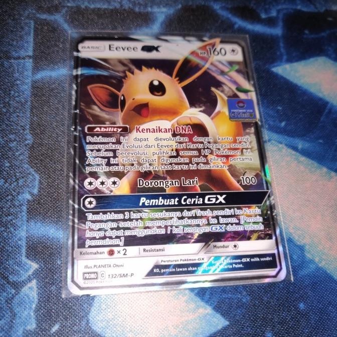 Jual Kartu Pokemon TCG ID Indonesia SM-P Eevee GX Gym Promo | Shopee Indonesia