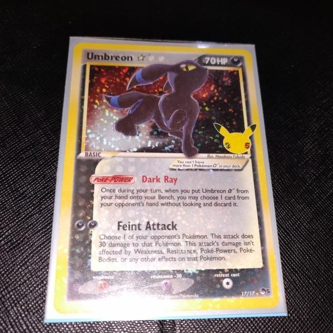 Jual Pokemon TCG EN 25th Anniv Celebrations Classic Shiny Umbreon Gold ...