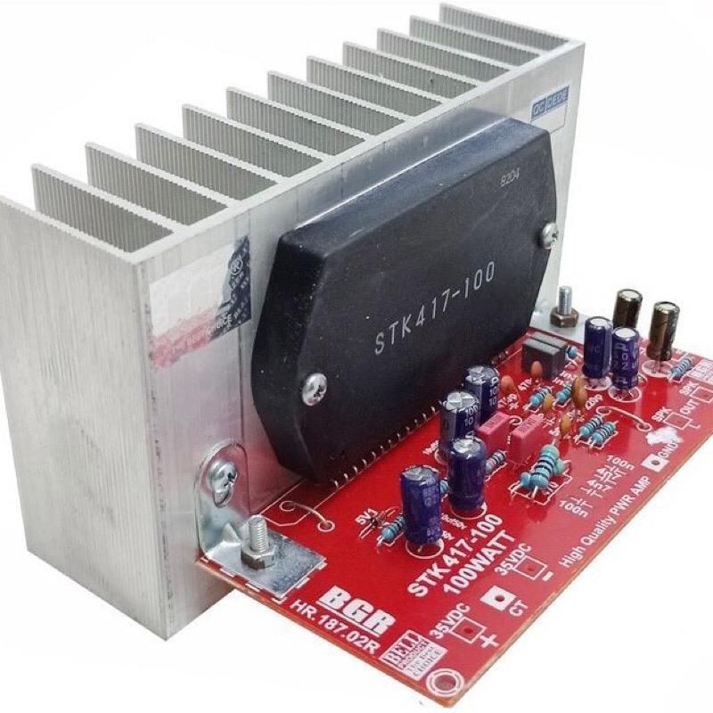 Jual KIT POWER AMPLIFIER STK 417-100 SANYO MINI SIZE AMPLIFIER BELL BGR ...