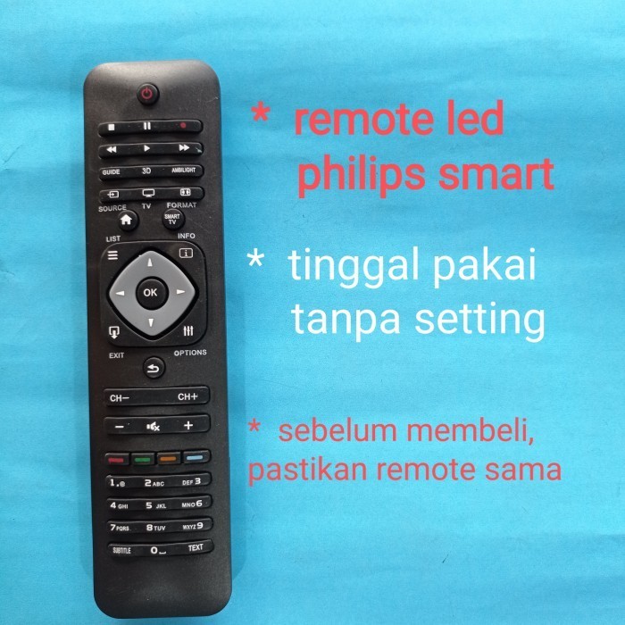 Jual remote tv philips led smart | Shopee Indonesia
