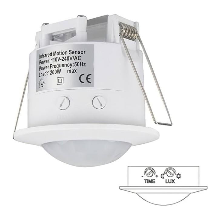 Jual SAKLAR LAMPU SENSOR PIR SWITCH OTOMATIS PLAFON | Shopee Indonesia