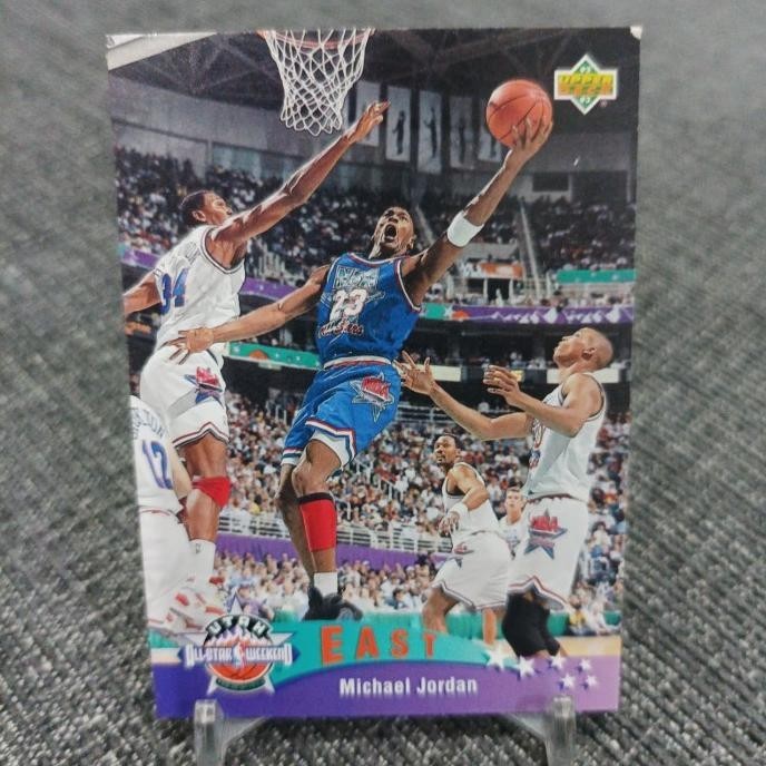 Jual Upper deck 92-93 all star michael jordan (corner kanan atas dent ...