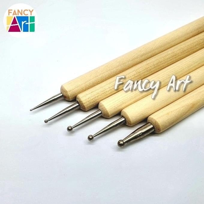 Jual Clay Indentation Pen Set 4 Ball Stylus Alat Indent Modelling Clay ...