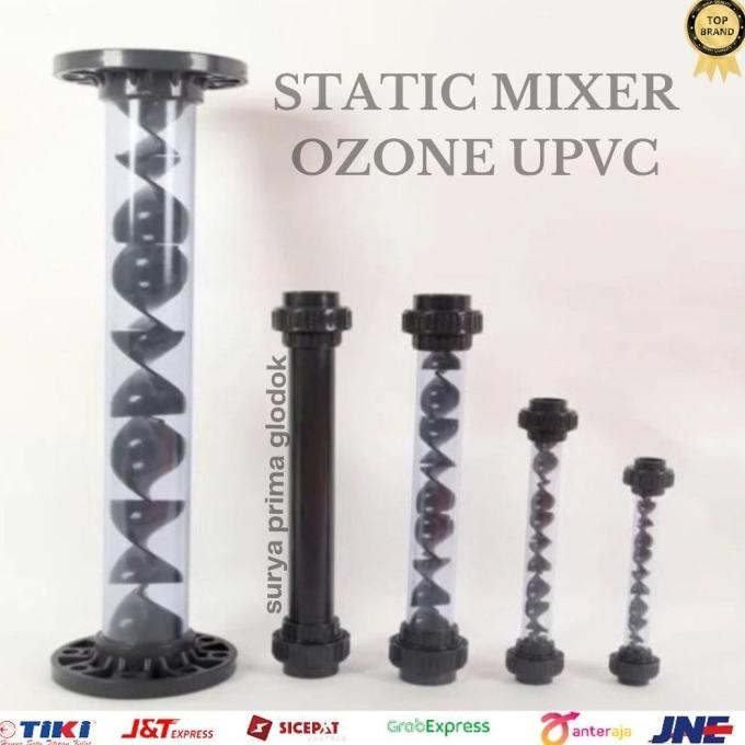 Jual Static Mixer Ozone 1/2" Inch Upvc Static Mixer 1/2" Ozone Upvc ...