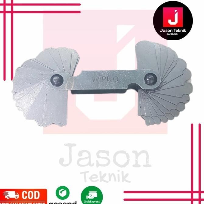 Jual Buruan serbu] WIPRO RADIUS GAUGE MS 174-1 ALAT UKUR SUDUT | Shopee ...