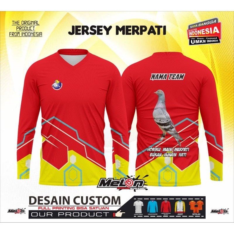 Jual JERSEY MERPATI CUSTOM | Shopee Indonesia