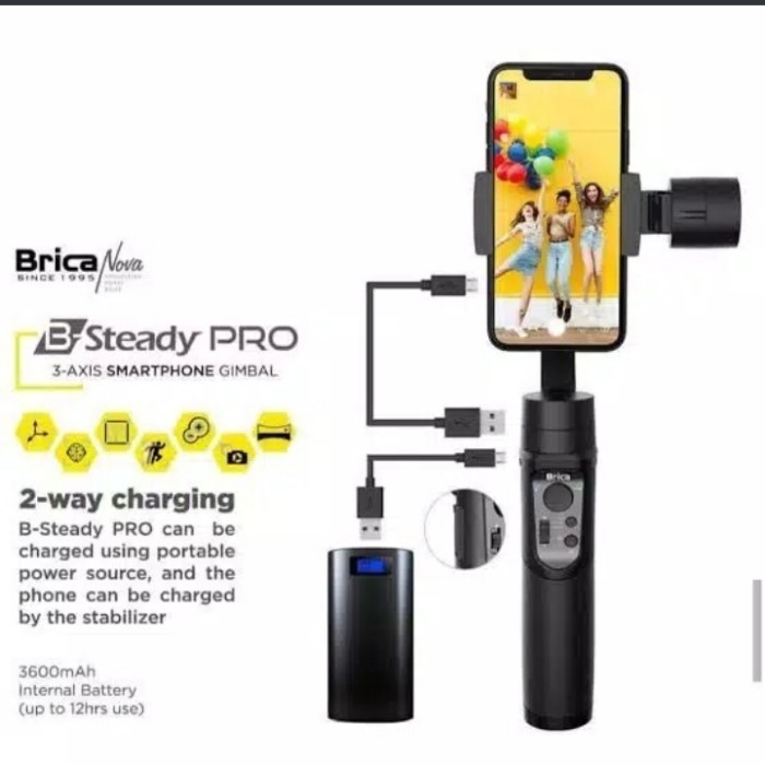 Jual Gimbal Stabilizer B-Steady Pro 3 Axis | Shopee Indonesia