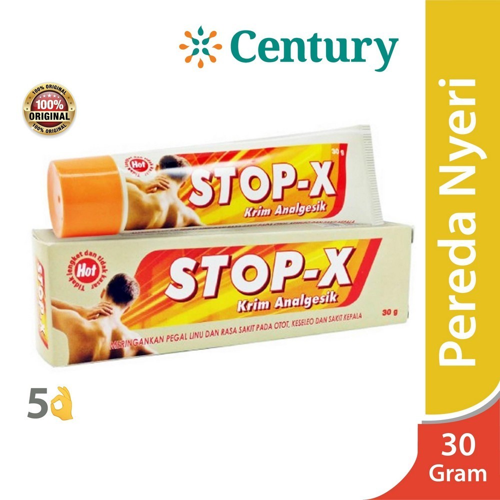 Jual ( Isi 1 Tube ) Stop-X Cream 30gr / Pegal-pegal / Nyeri Otot ...