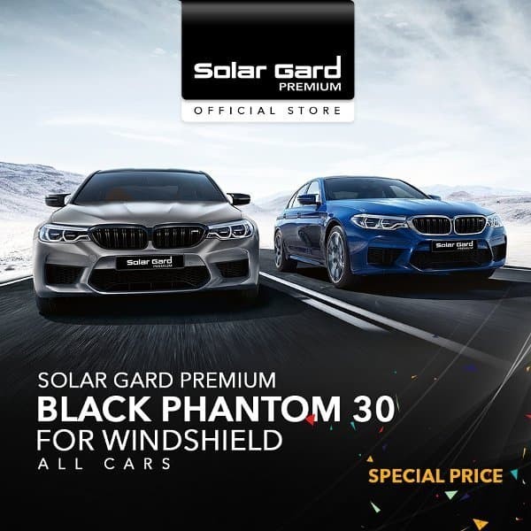 Jual Kaca film Solar Gard Premium Black Phantom series small & medium | Shopee Indonesia