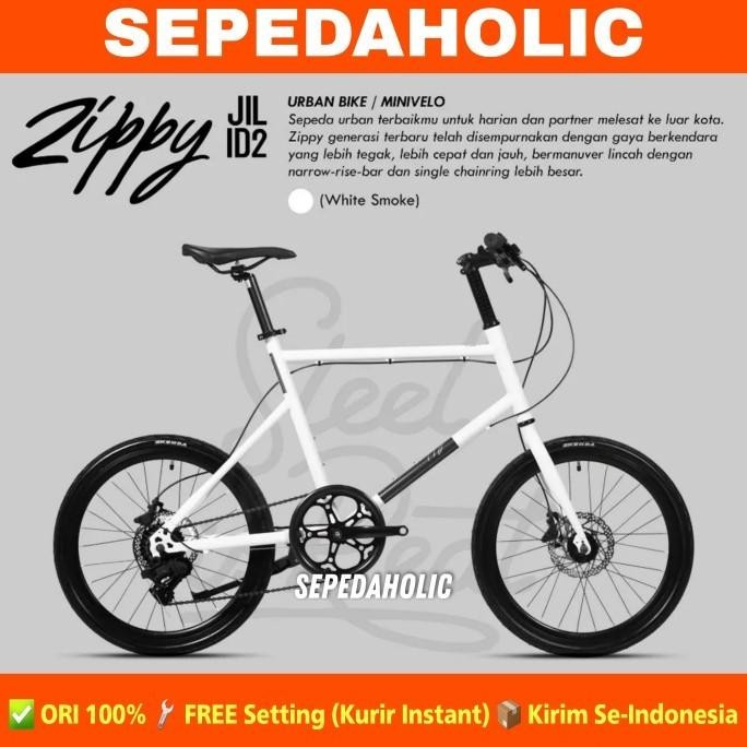 Jual Sepeda Minivelo Genio Zippy 8 Speed Hidrolik Mini Velo | Shopee ...