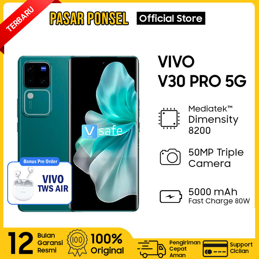Jual VIVO V30 PRO 5G 12/512 GB GARANSI RESMI MURAH | Shopee Indonesia