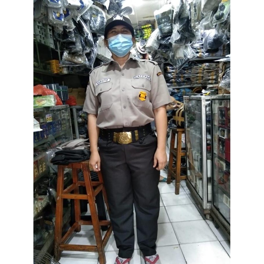 Jual Seragam Satpam Setelan Pdh Security Cokelat 2021 Baru Pdh Satpam ...