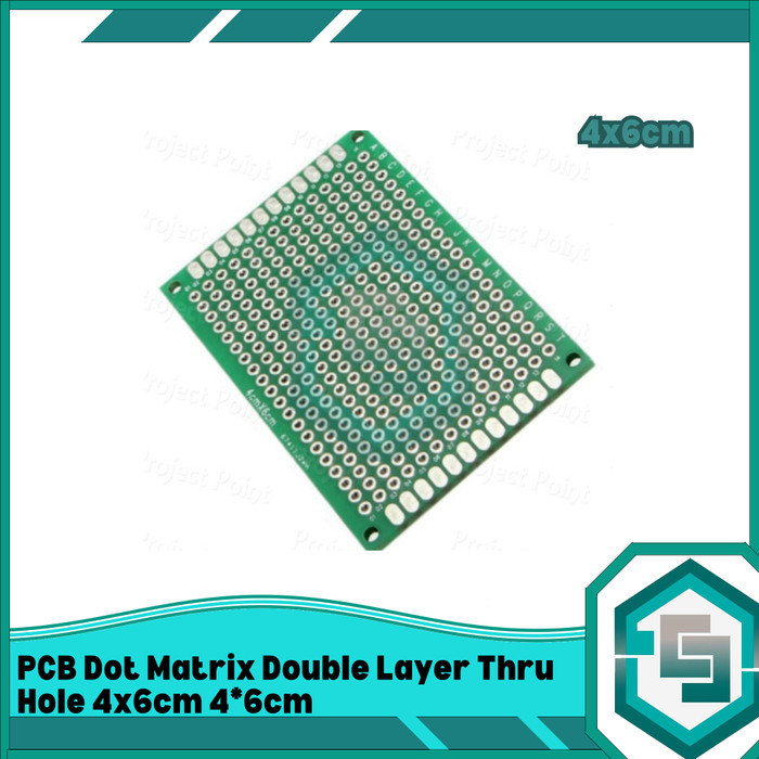Jual PCB DOT MATRIX DOUBLE LAYER THRU HOLE 4X6CM 4*6CM | Shopee Indonesia