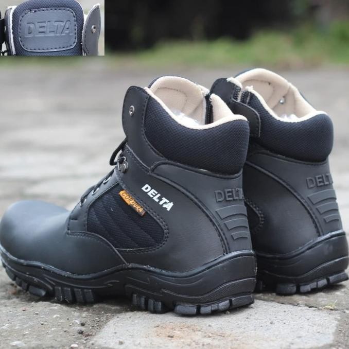 Jual Recomend sepatu safety delta kerja lapangan - Hitam !! | Shopee ...