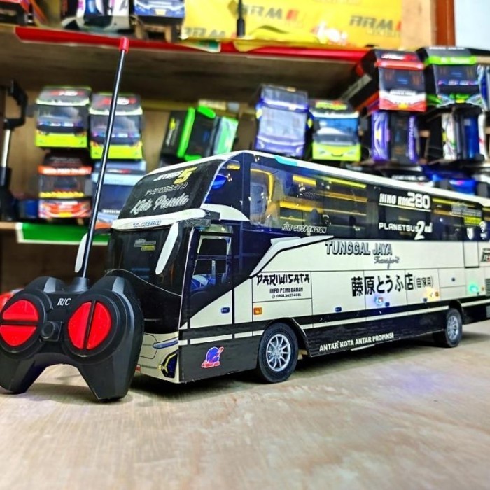 Jual Miniatur Bus Kids Panda Terbaru Jetbus 5 Remote Control Basuri ...
