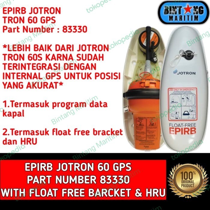 Jual EPIRB JOTRON TRON 60s 83310 + FLOAT FREE BRACKET FB-60 | Shopee ...