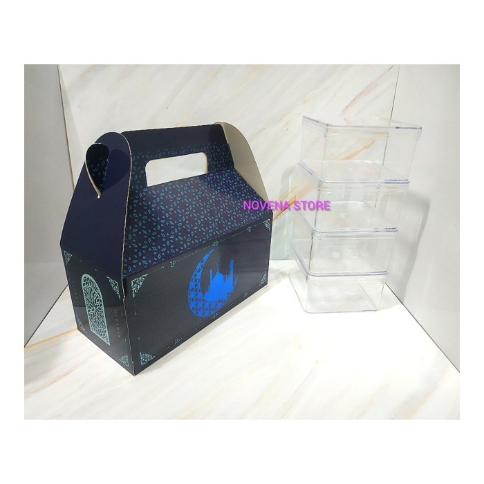 Jual GABLE BOX KOTAK DUS HAMPERS KUE LEBARAN IDUL FITRI 4TOPLES 250g ...
