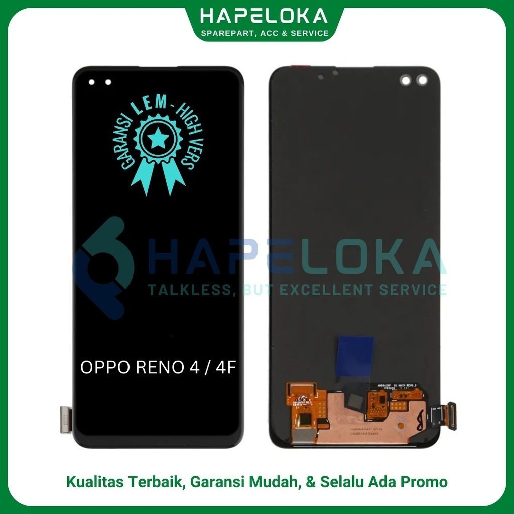 Jual LCD TOUCHSCREEN OPPO RENO 4 / RENO 4F ORIGINAL COMPLETE | Shopee Indonesia