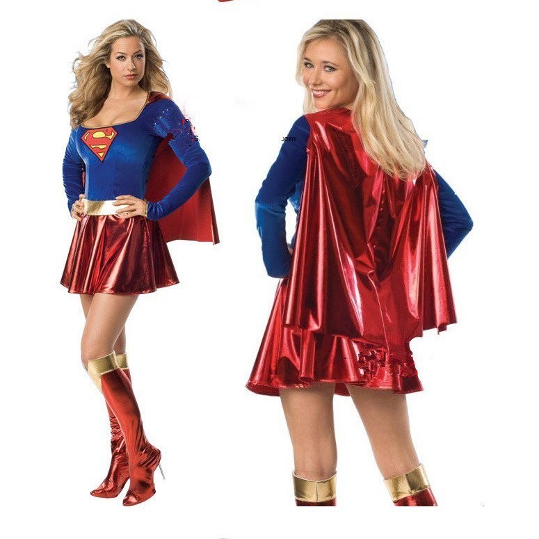 Jual Sexy Halloween Superman Costume Wansheng Costume Role Play Game ...