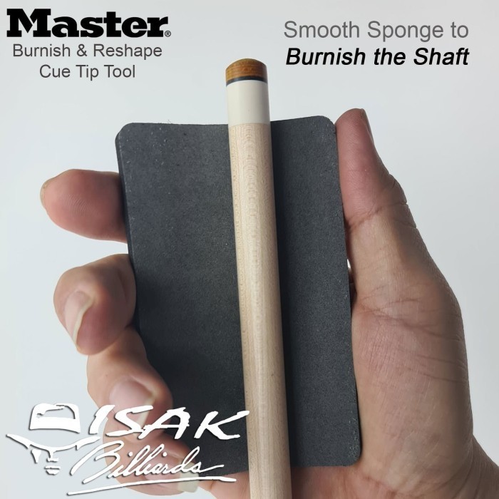 Jual Master Cue Tip Tool - Burnish Reshape Sponge Alat Stick Shaft ...