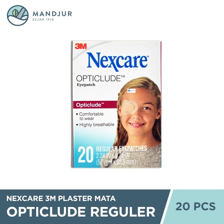 Jual Plester Mata 3M Nexcare Opticlude Orthoptic Regular - Plester ...