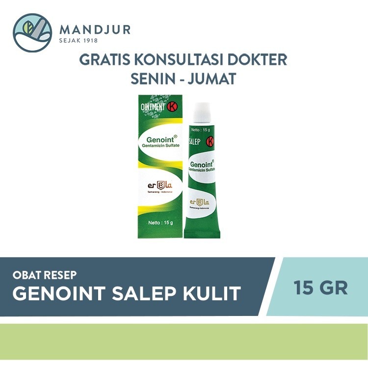 Jual Genoint Salep Kulit 15G | Shopee Indonesia