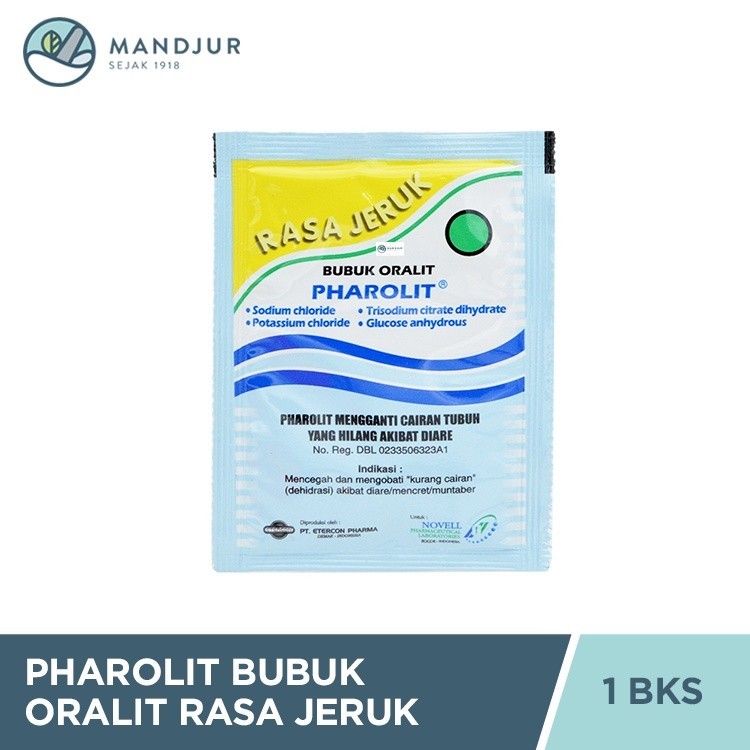 Jual Pharolit Bubuk Oralit Rasa Jeruk Sachet - Pengganti Cairan Tubuh ...
