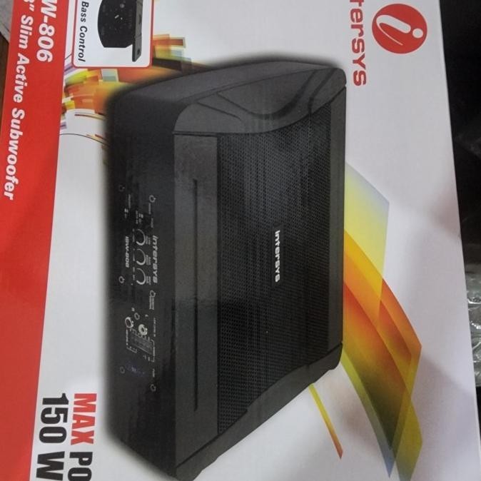 Jual Subwoofer Aktif Kolong Jok Intersys Isw-806 Model Kotak | Shopee ...