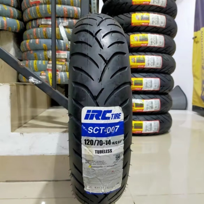 Jual Ban Motor Irc 120/70-14 Sct 007 Tubeless Belakang Pcx 150,Aerox ...