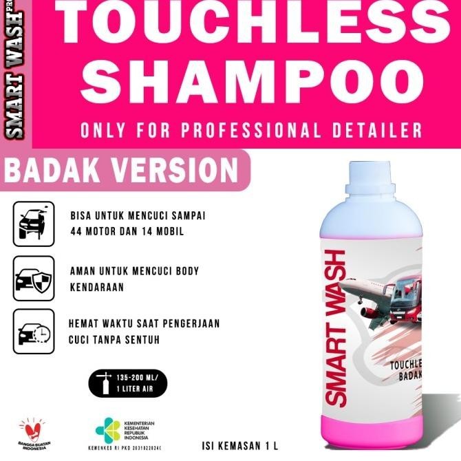 Jual Shampoo Touchless Smart Wash Pro Badak Version Kemasan 1Liter ...