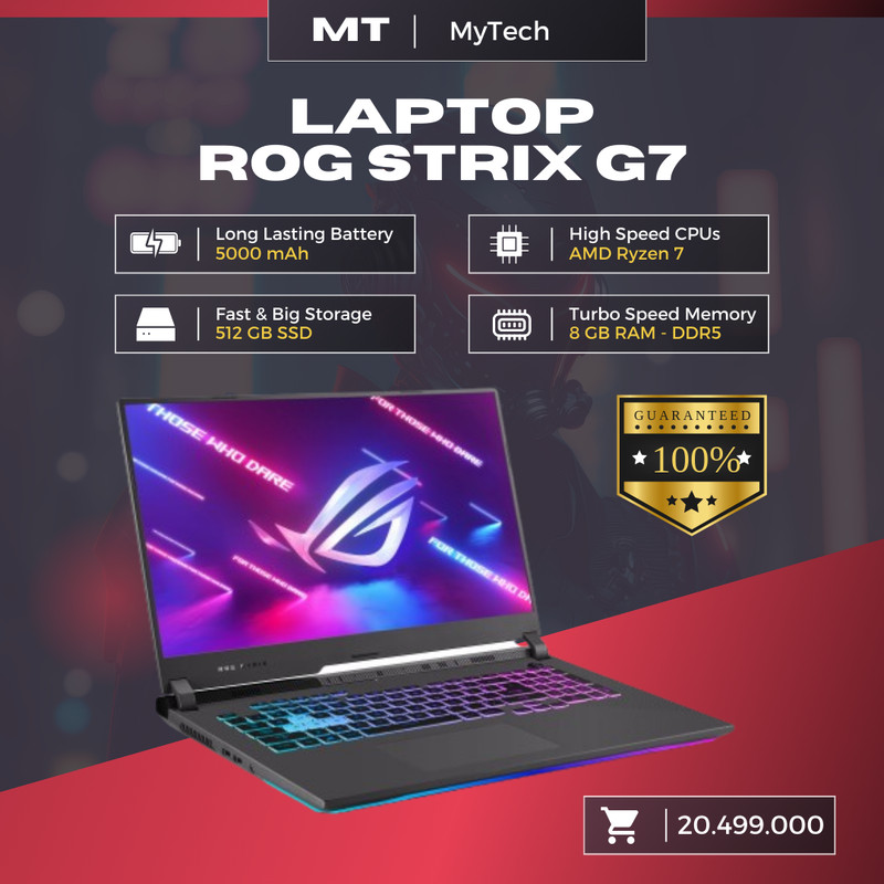 Jual Laptop ROG Strix G7 512GB/8GB | Shopee Indonesia