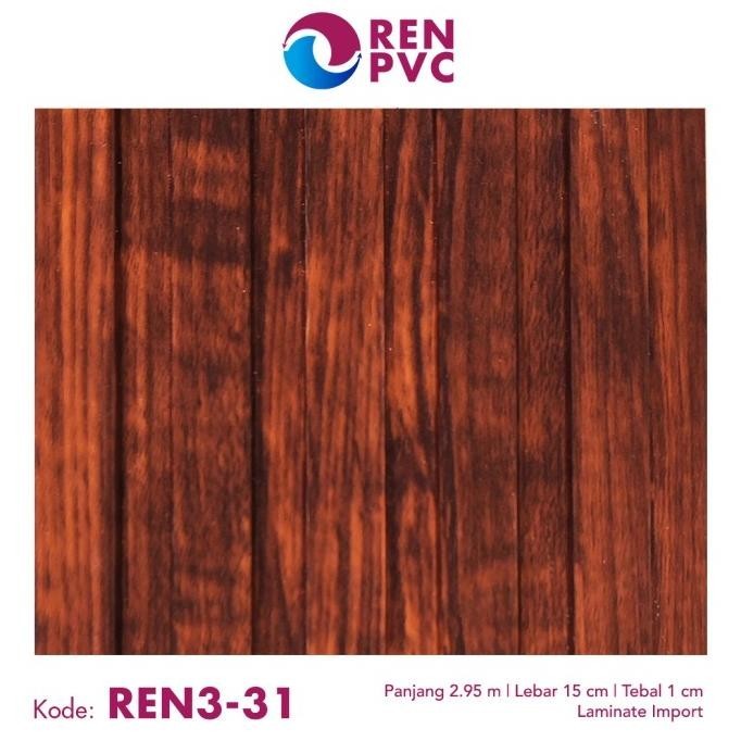 Jual Limited - REN PVC - Wall Panel WPC | 3D Wood Panel WPC 1CM - REN3-31 | Shopee Indonesia