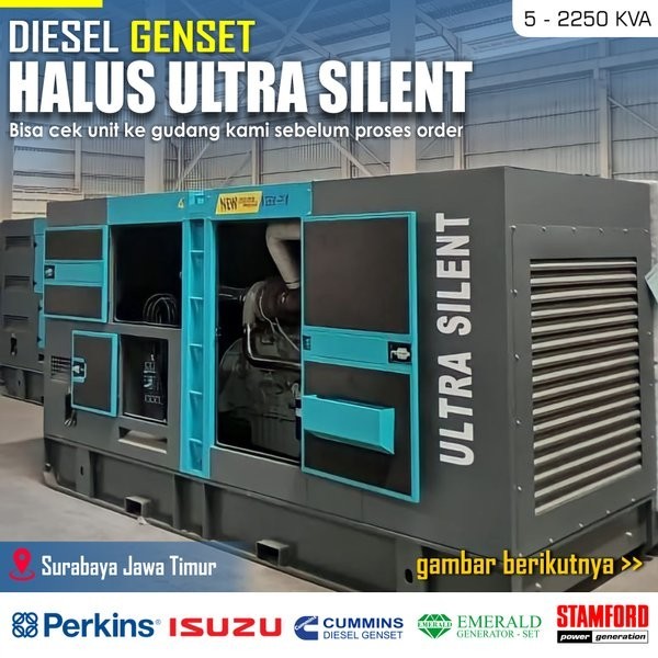 Jual Genset 300 Kva Perkins Cummins Isuzu Emerald New ULTRA SILENT | Shopee Indonesia