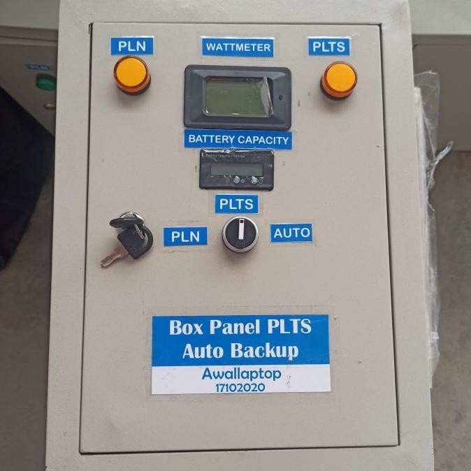 Jual box panel PLTS auto backup 1000W pure sine wave with ATS ...