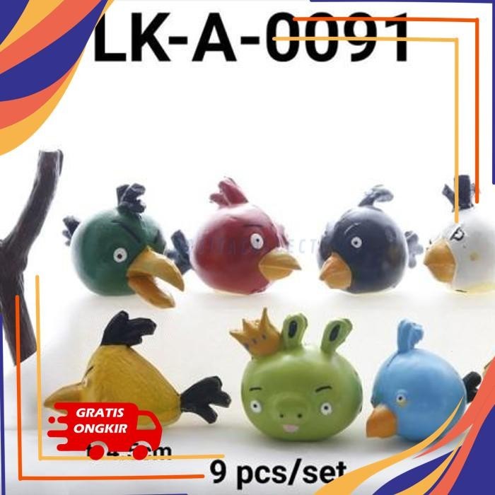 Jual TOPPER MAINAN KARAKTER LOKAL ANGRY BURUNG BIRD LK-A-0091 PRODUK ...