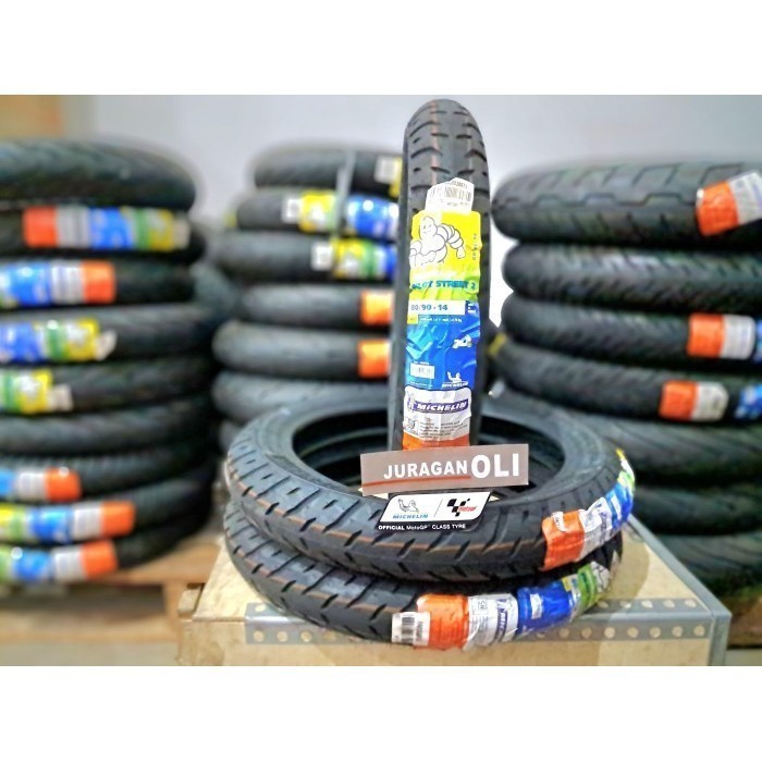 Jual Ban Motor MICHELIN 80/90 - 14 M/C 46S REINF PILOT STREET 2 MSA TL | Shopee Indonesia