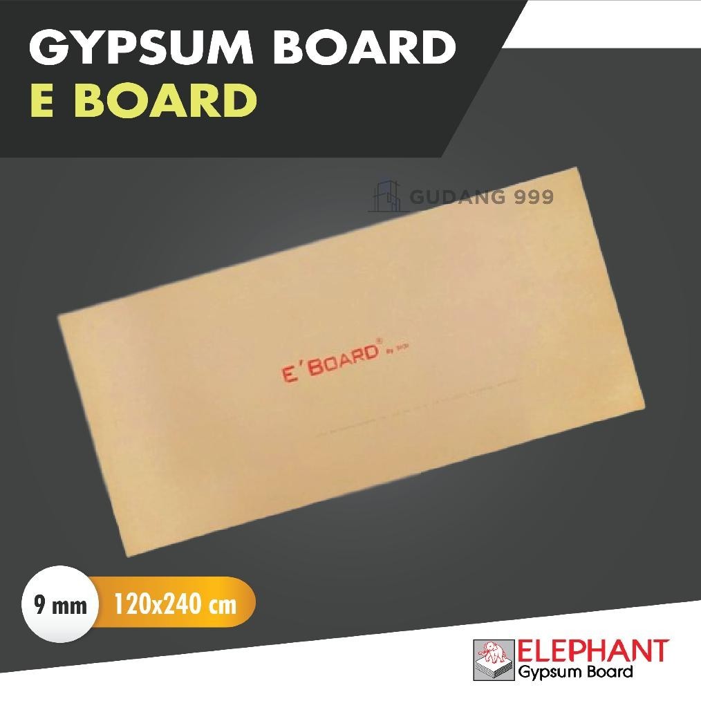 Jual Murah Papan Gypsum / Gypsum Eboard 9mm By ELEPHANT BOARD | Shopee ...