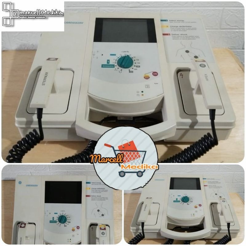 Jual DEFIBRILLATOR GE CARDIOSERV used / DEFIBRILATOR MERK GE second | Shopee Indonesia