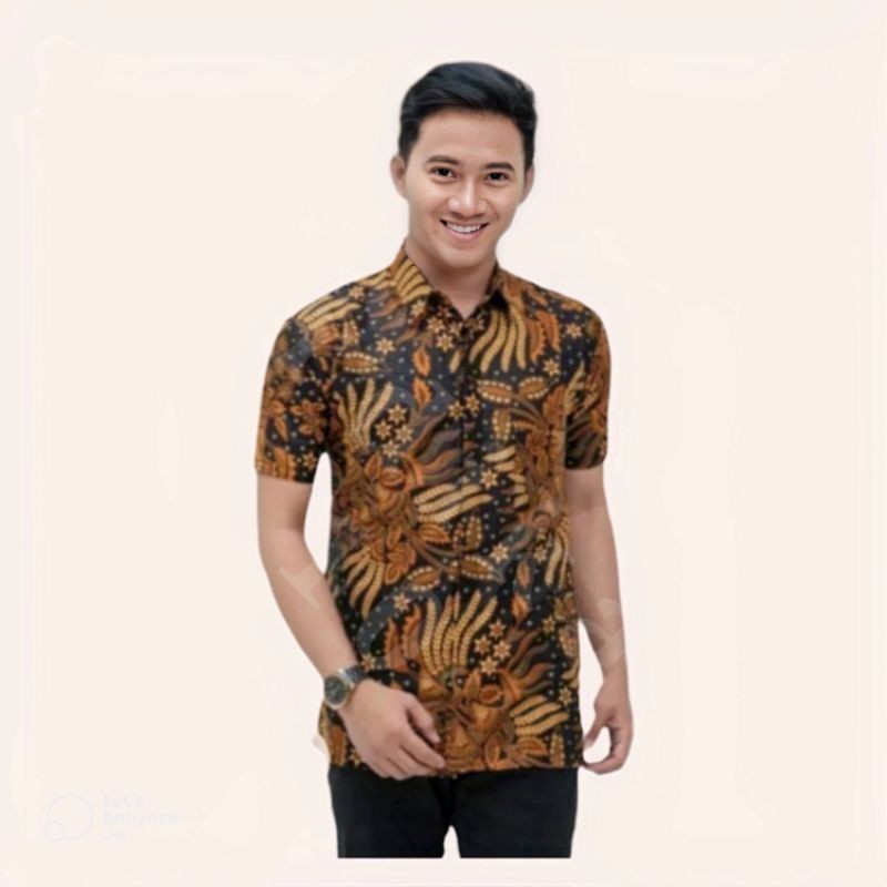Jual BAJU KEMEJA BATIK PRIA LENGAN PENDEK KOTA MEDAN ASLI DARI PEKALONGAN | Shopee Indonesia