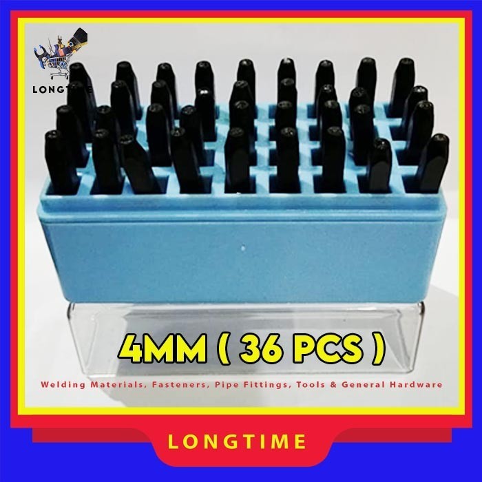 Jual Ketok Angka dan Huruf 4mm Punch Set 4mm Number & Letter Marking ...