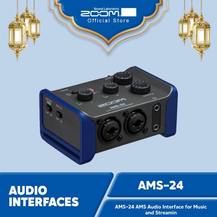 Jual Zoom AMS-24 AMS Audio Interface for Music and Streaming | Shopee Indonesia