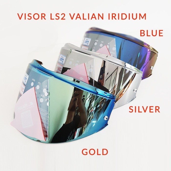 Jual Visor Kaca Helm LS2 FF399 Valiant Iridium | Shopee Indonesia
