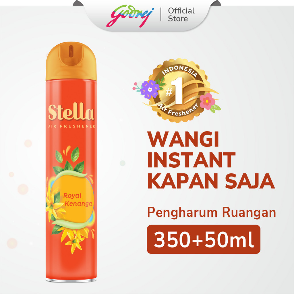 Jual Stella Aerosol Parfumist Royal Kenanga 350+50ml | Shopee Indonesia