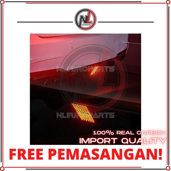 Jual DIFFUSER BMW F30 M PERFORMANCE CARBON F30 F1 STYLE LED LIGHT QUAD ...