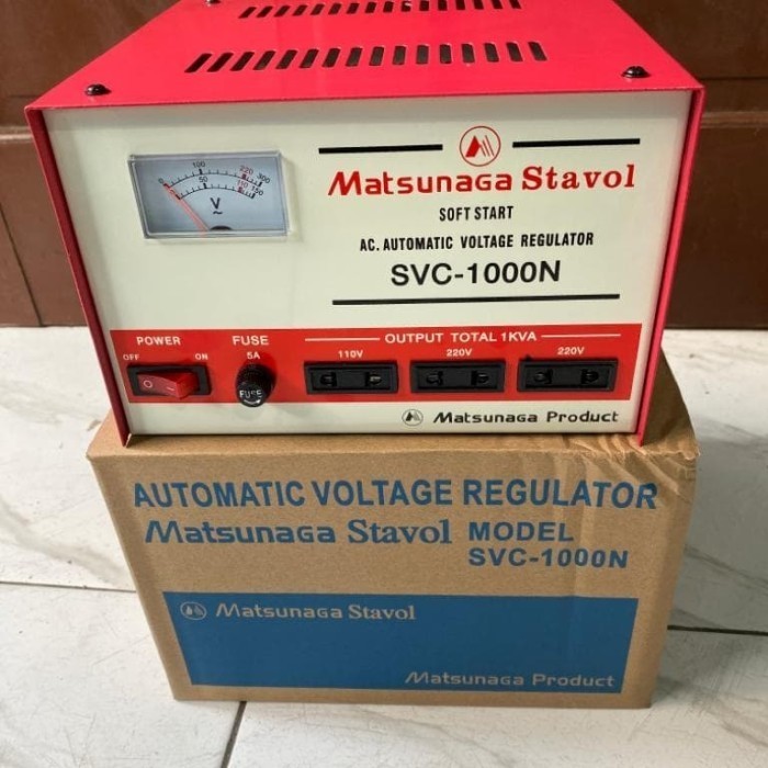 Jual Stabilizer Matsunaga 1000Watt 1000 Watt 1000W Stavol Svc-1000N | Shopee Indonesia