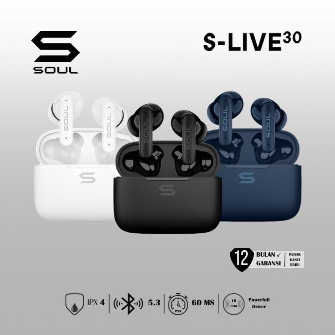 Jual Soul S-Live30 Premium Low Latency ENC True Wireless Earbuds ...